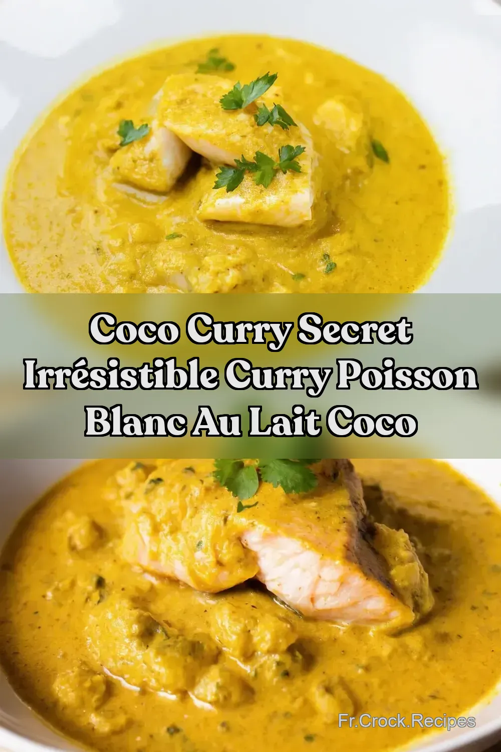 Curry de Poisson Blanc au Coco Facile Voyage Exotique