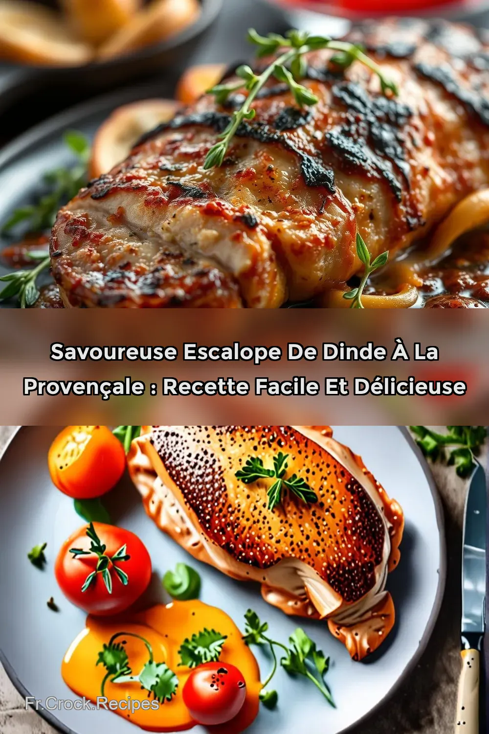 Escalope de Dinde à la Provençale : Recette Facile et…